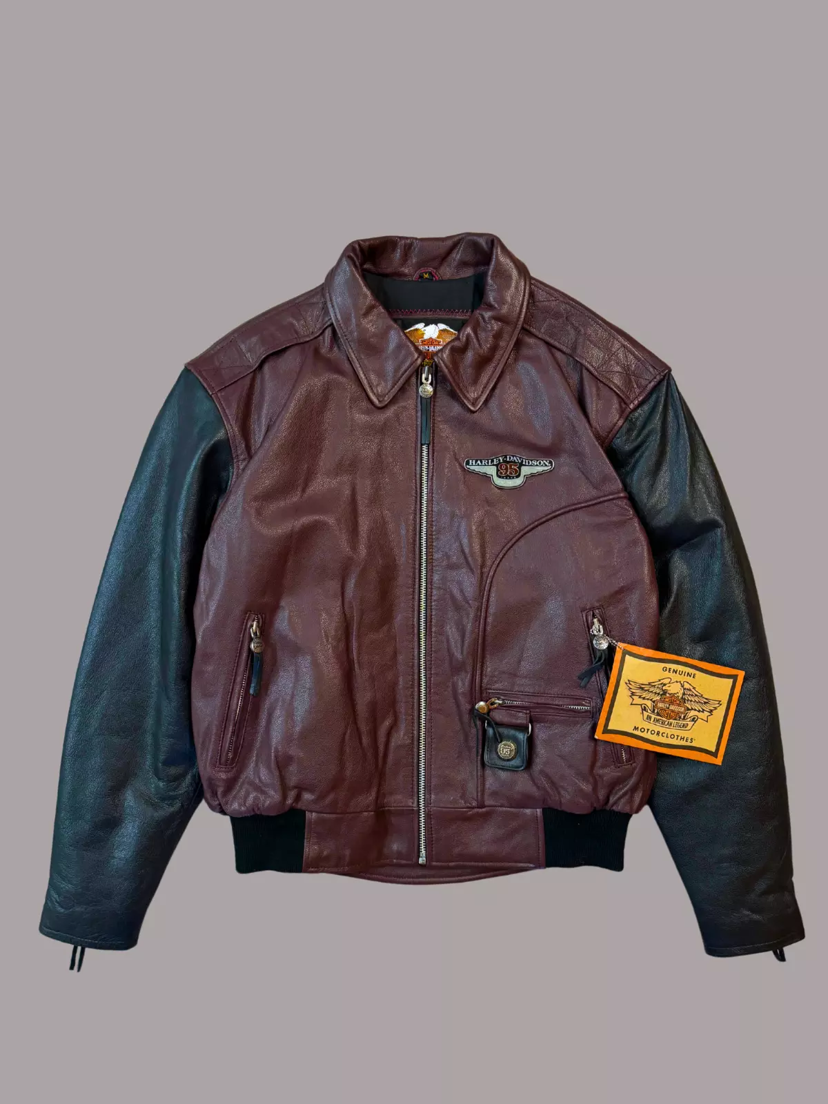 Harley Davidson 95th Anniversary Leather Jacket – The Motorcycle Jackets